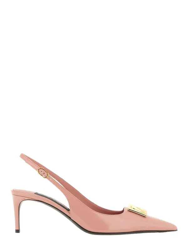 Dolce & Gabbana Leather Slingback - Pink
