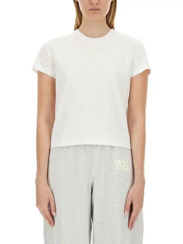 Alexander Wang Essential Shrunk T-shirt - White