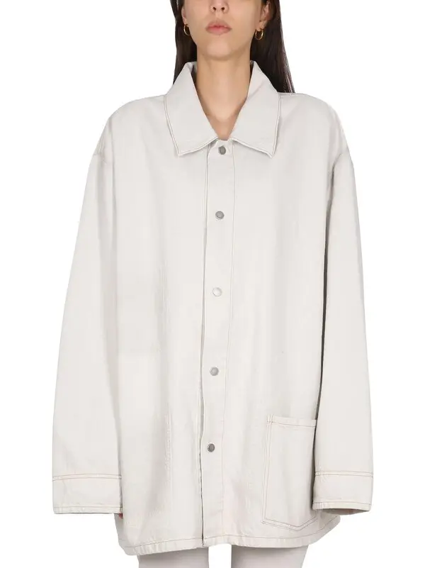 MAISON MARGIELA Denim Jacket - White
