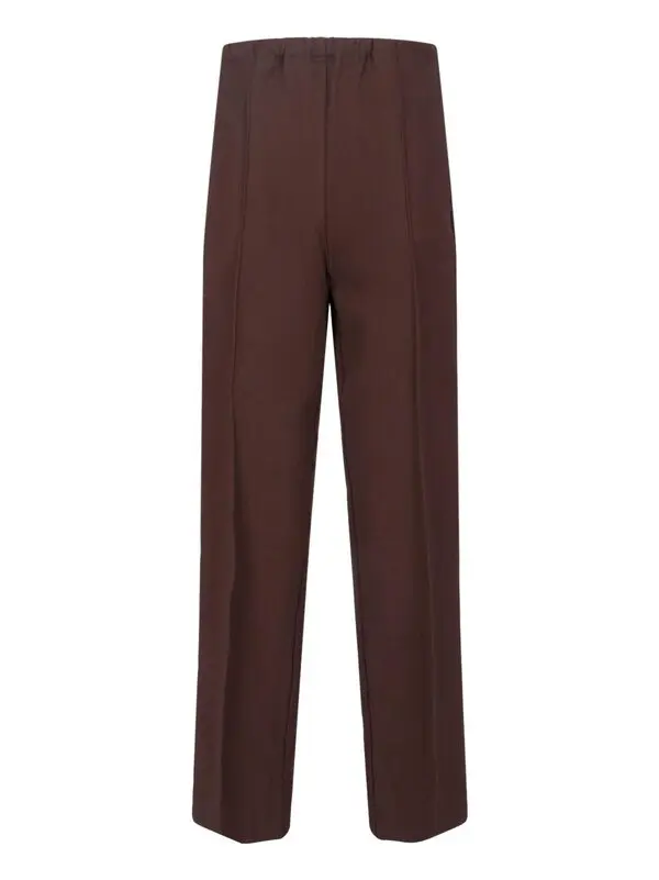 Miu Miu Knit Fabric Stitch Pants - Brown