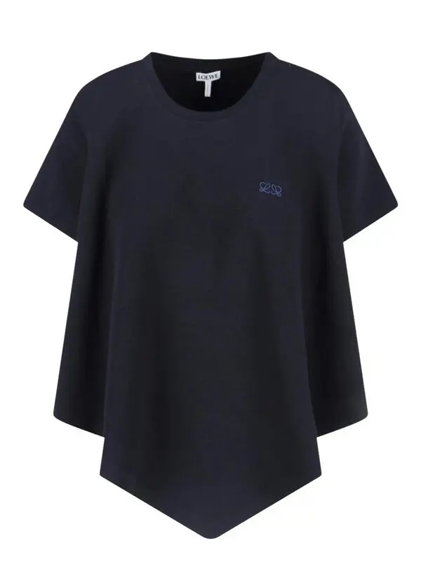 Rick Owens Asymmetric T-shirt - Black