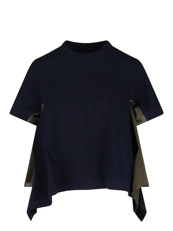 Rick Owens Asymmetric T-shirt - Blue