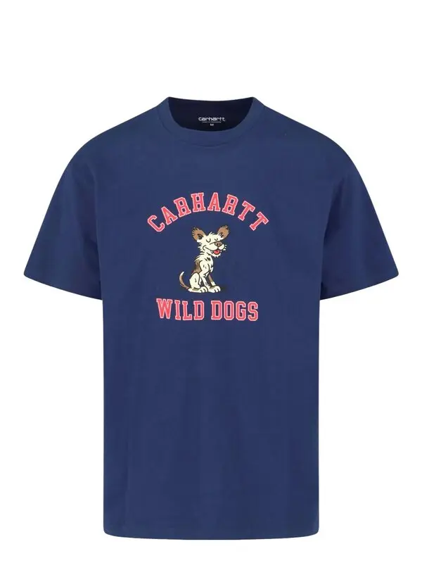 Carhartt Work In Progress Wild Dog' T-shirt - Blue