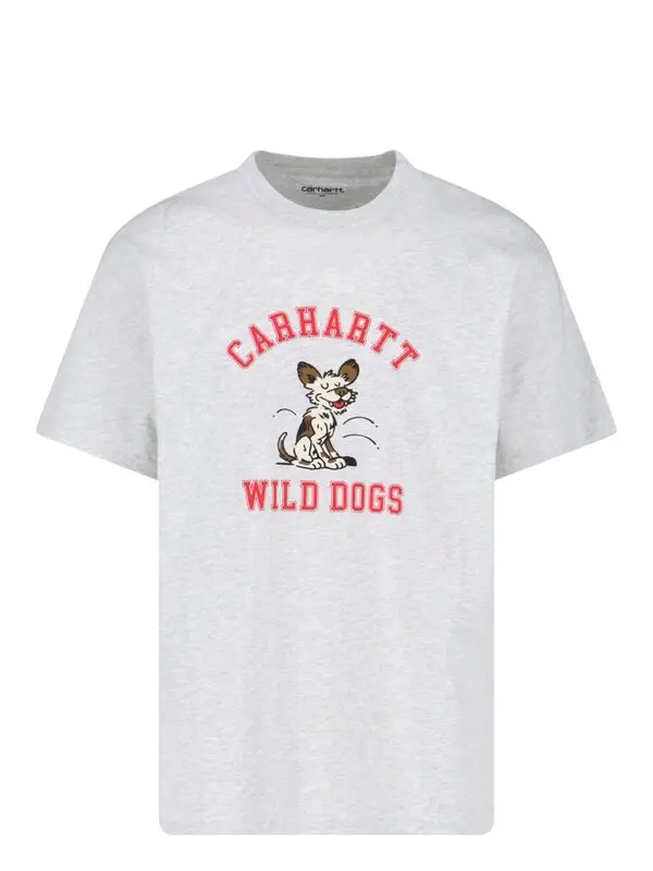 Carhartt Work In Progress Wild Dog' T-shirt - Gray