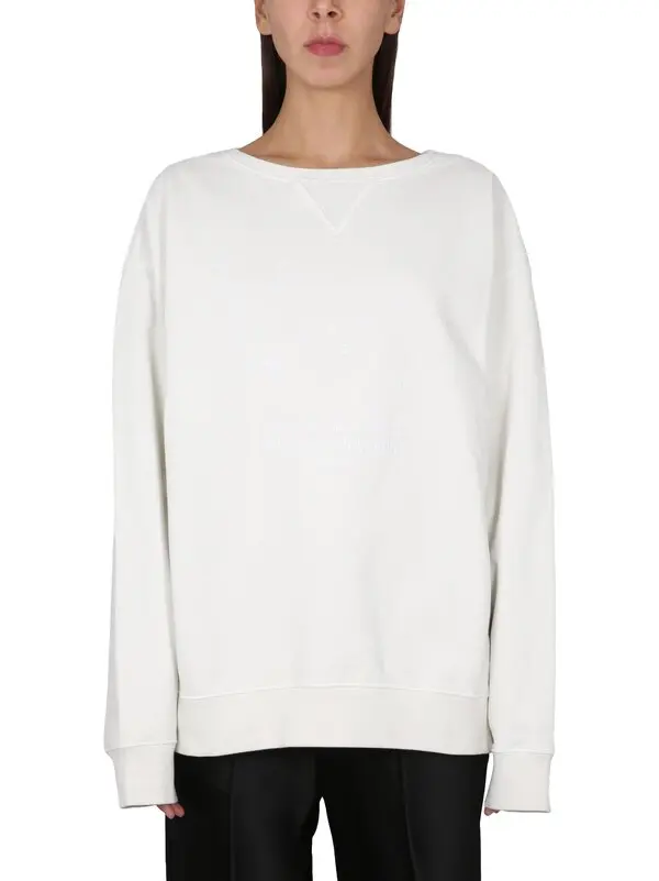 MAISON MARGIELA Crewneck Sweatshirt - White