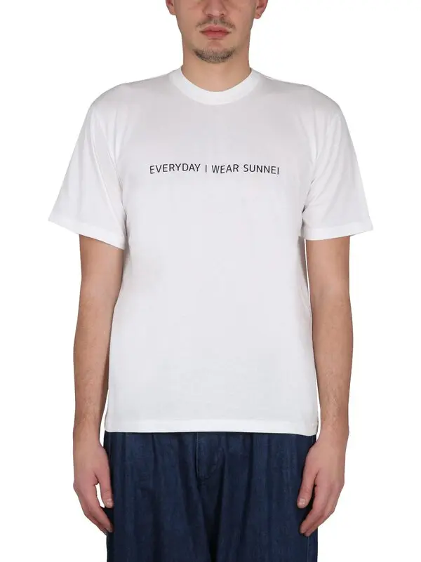 Sunnei Crewneck T-shirt - White