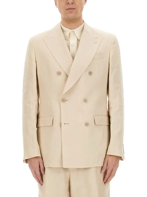 Dolce & Gabbana Double-breasted Jacket - Beige
