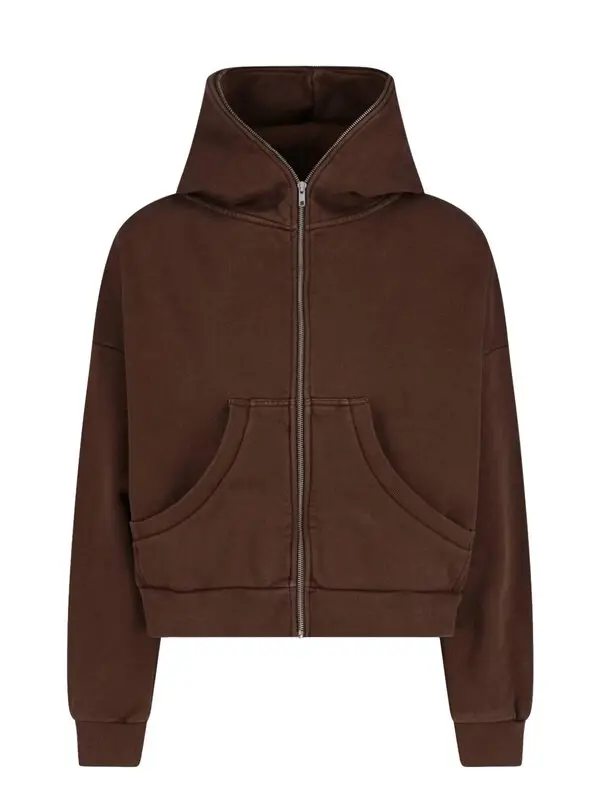 ENTIRE STUDIOS Zip-up Hoodie - Brown