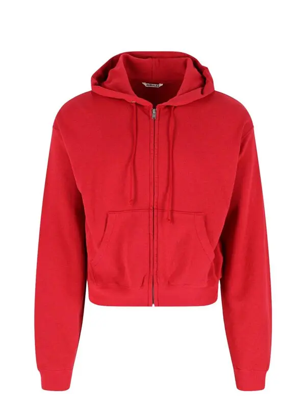 Canada Goose Cotton Zip Hoodie - Red