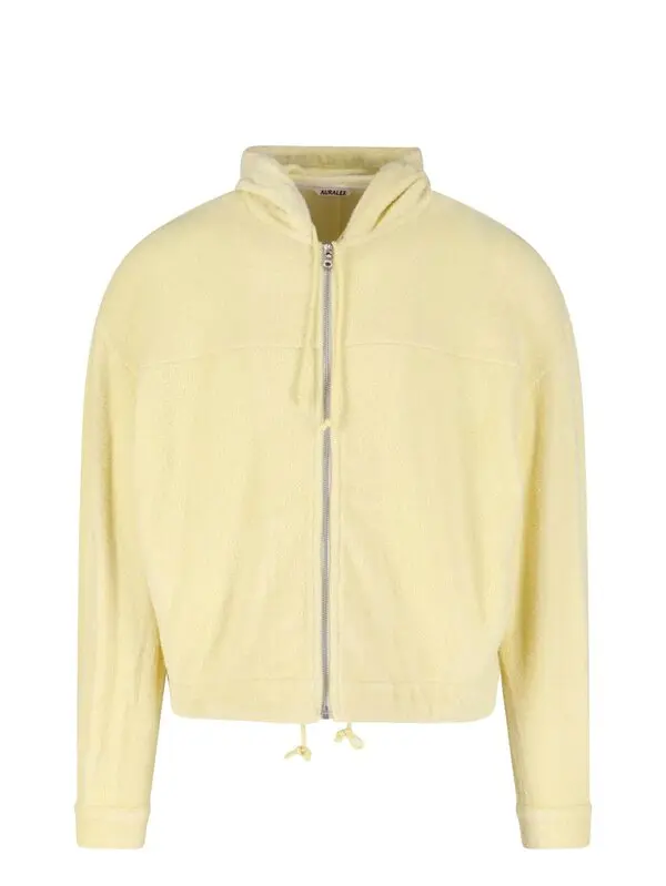 Canada Goose Cotton Zip Hoodie - Yellow