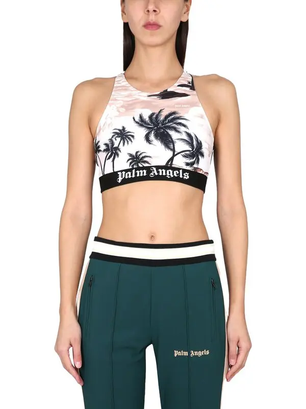 Palm Angels Top Sportsman - Beige