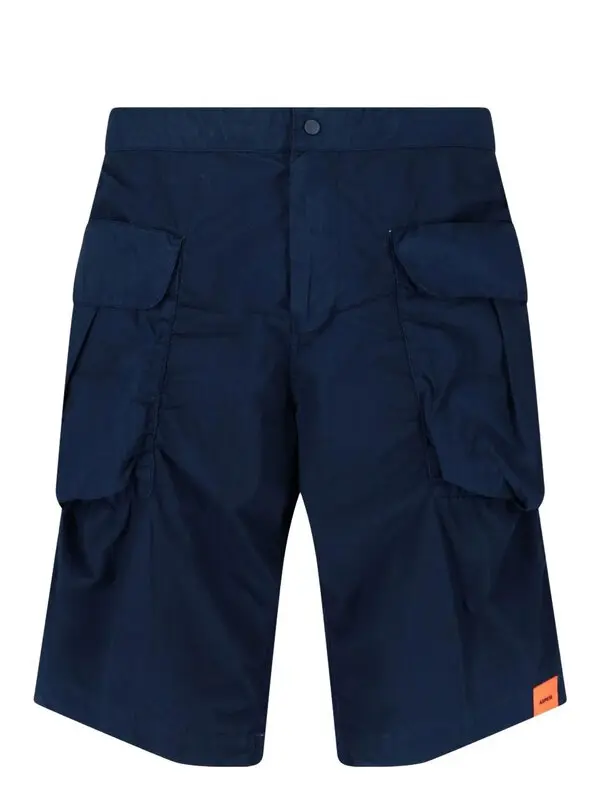 Aspesi Cargo Bermuda Shorts - Blue
