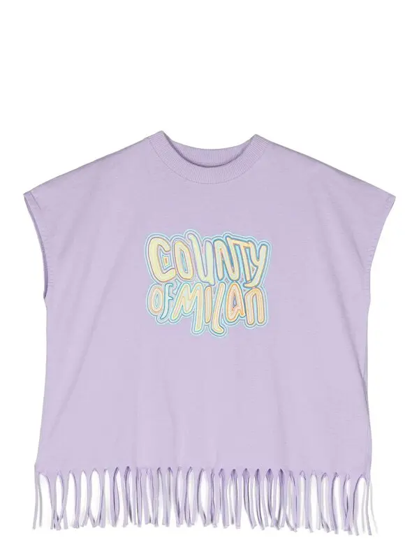 MARCELO BURLON COUNTY OF MILAN Tank Top - Lilac