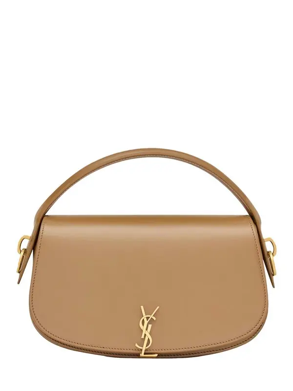 Saint Laurent Voltaire Shoulder Bag - Beige