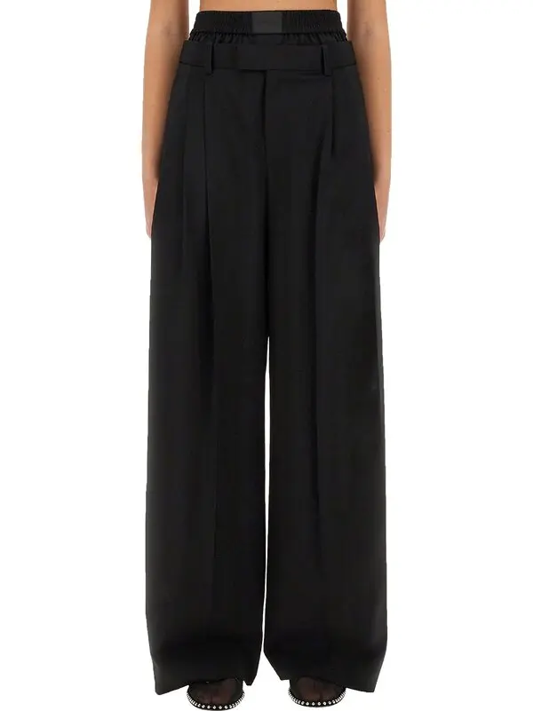 Alexander Wang Wide Leg Trousers - Black