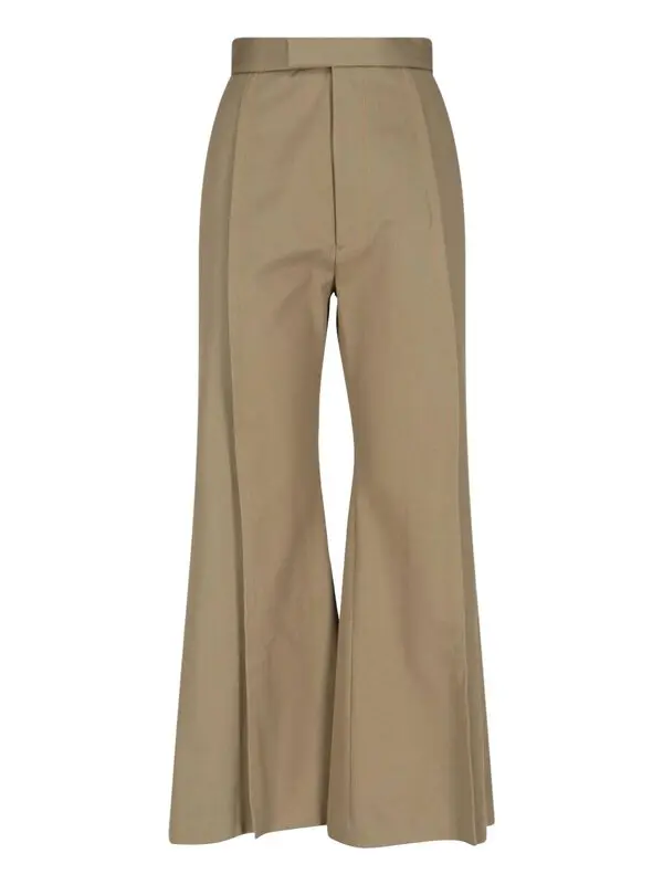 VIVIENNE WESTWOOD Palazzo Pants With Pleats - Beige