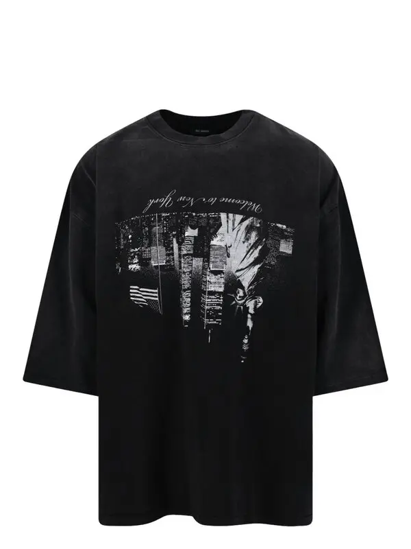 WILLY CHAVARRIA Welcome To Ny' T-shirt - Black