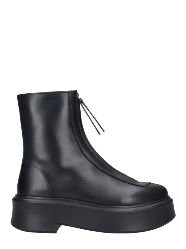 THE ROW Ankle Boots - Black