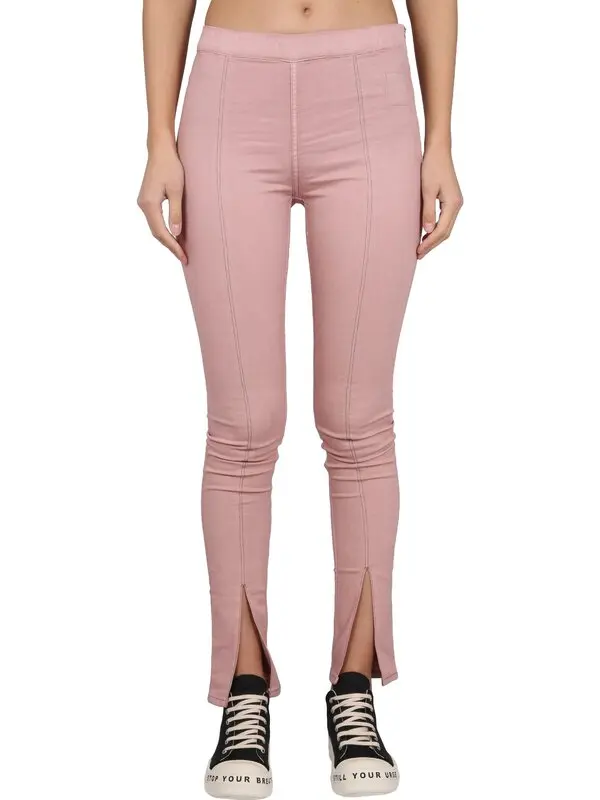 Rick Owens Denim Leggings - Pink