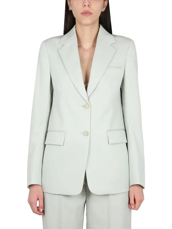 LANVIN Single-breasted Blazer - Green