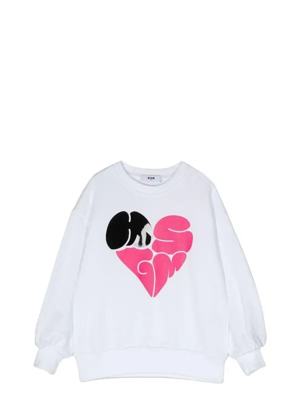 MSGM Oversized Sweatshirt - White
