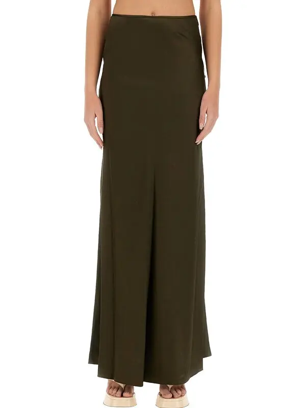 Staud Maxi Length Skirt - Green