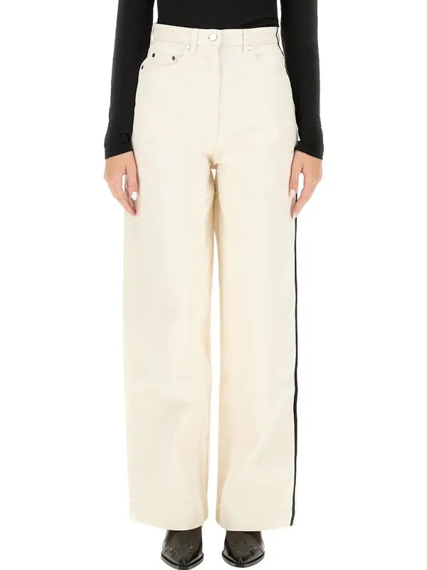 PETER DO Wide Leg Jeans - White