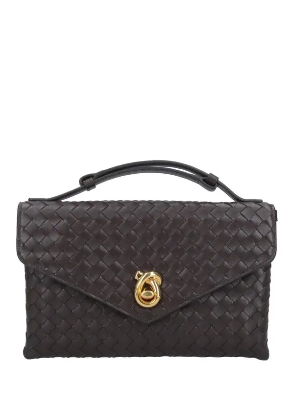 Bottega Veneta Knot Lock Bag - Brown