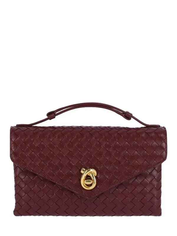 Bottega Veneta Knot Lock Bag - Red