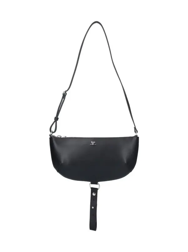 COURREGES Holy Eclipse Shoulder Bag - Black