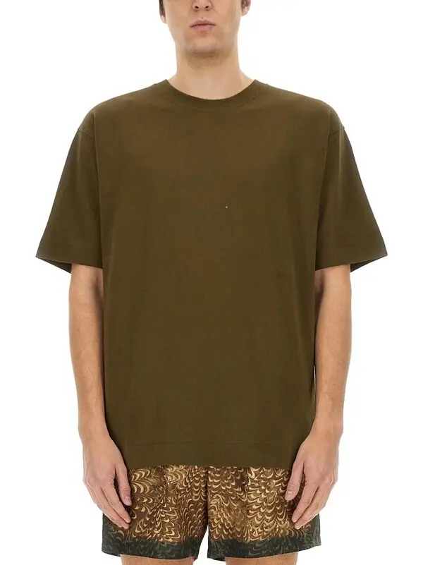 Dries Van Noten Cotton T-shirt - Brown