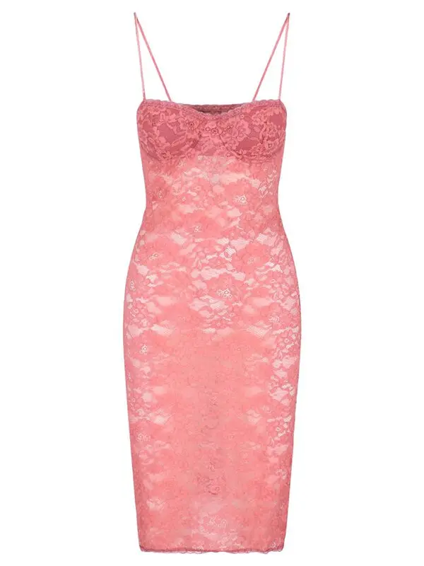 Oseree O-lover' Shift Dress - Pink