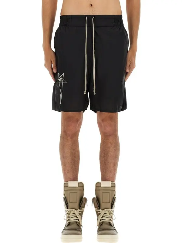 CHAMPION X RICK OWENS Nylon Shorts - Black
