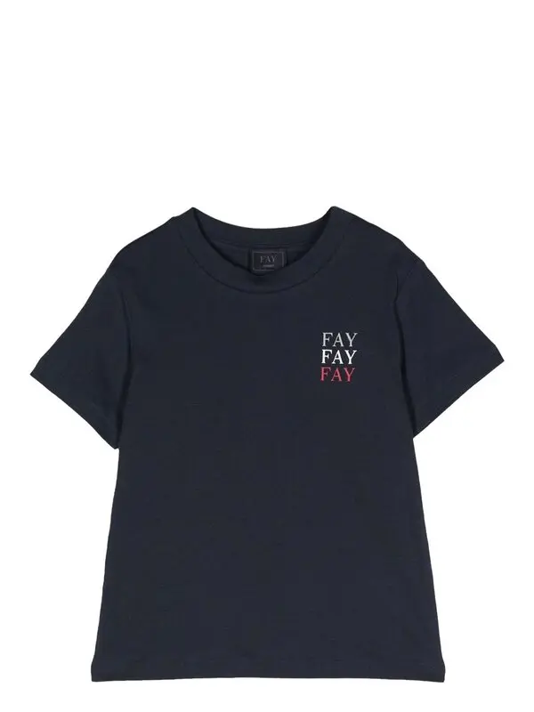 FAY Mc T-shirt - Blue