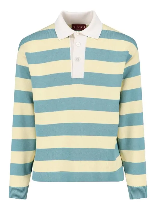 A.p.c. Striped Polo Shirt - Multi