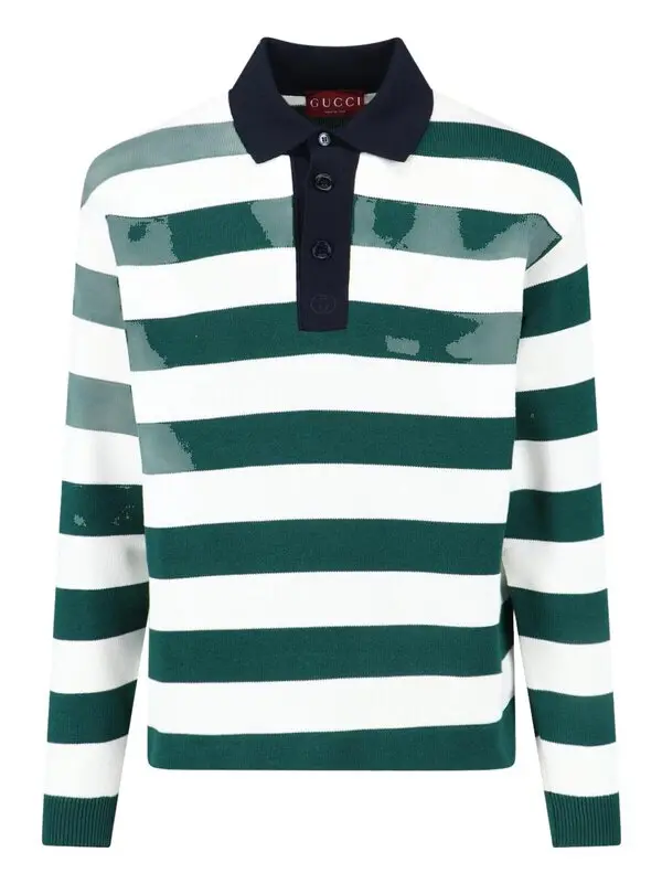 Gucci Striped Polo Shirt - Multi