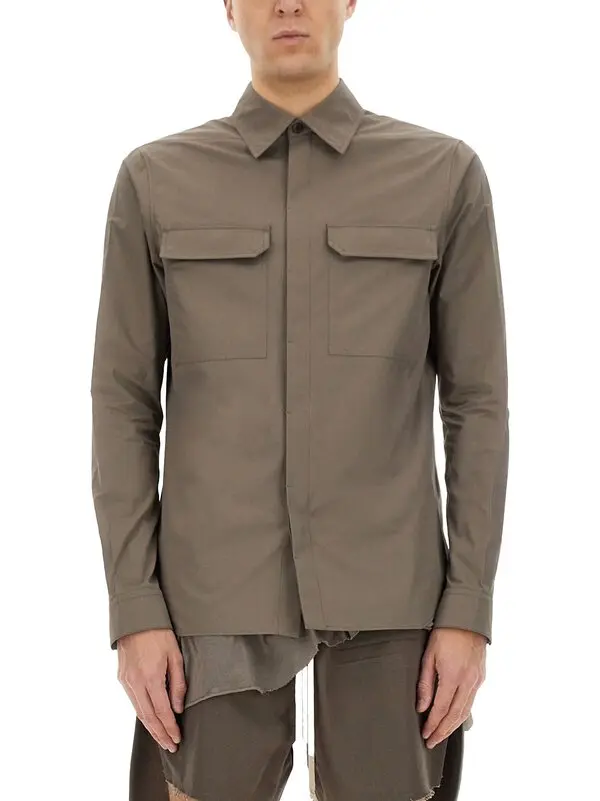 Rick Owens Work Shirt - Grey