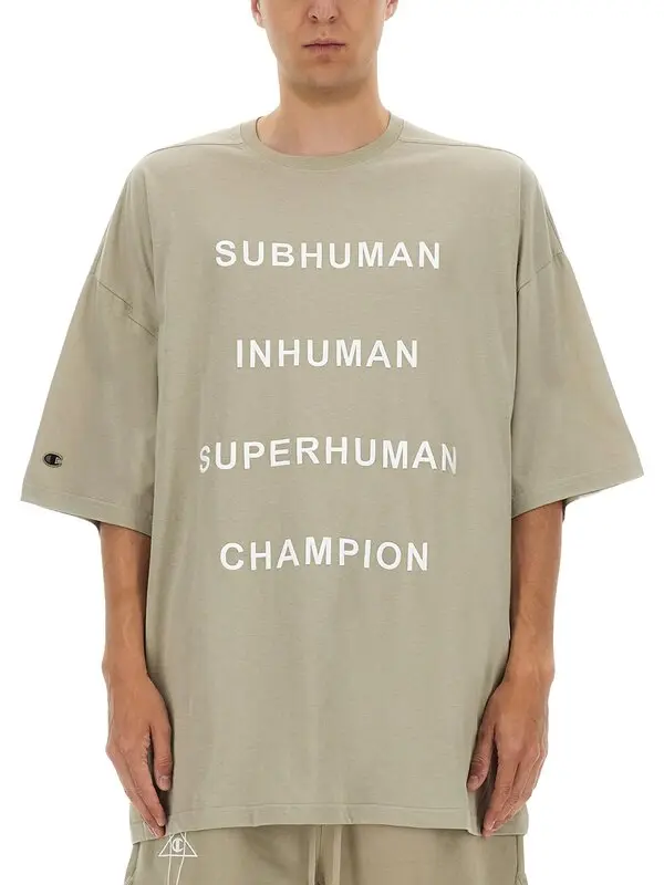 CHAMPION X RICK OWENS T-shirt Tommy - Beige