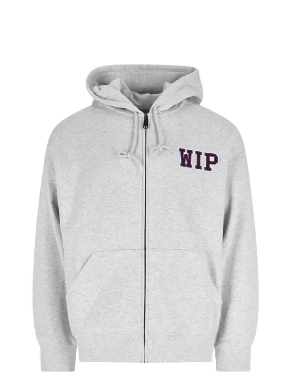 Carhartt Work In Progress Mini Wip' Zip Sweatshirt - Gray