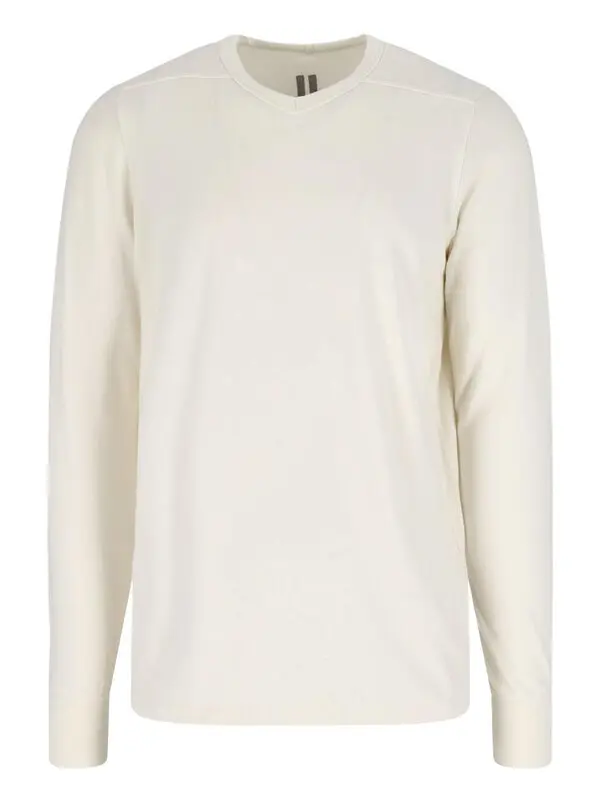 Rick Owens Viscose Blend Sweater - White