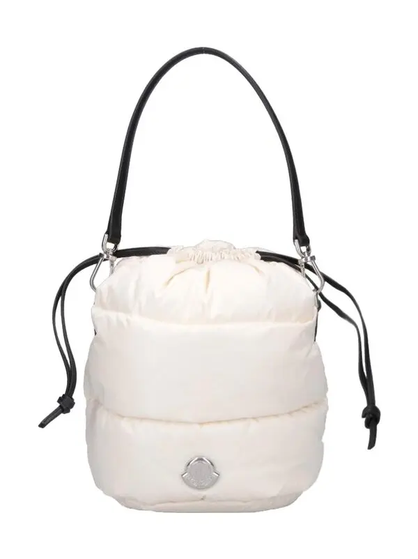 Moncler Caradoc Bucket Bag - White