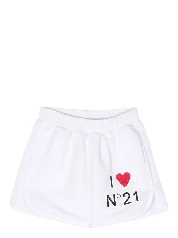N°21 Shorts - White