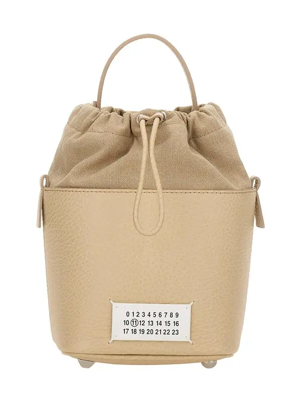 MAISON MARGIELA 5ac Bucket Bag - Ivory