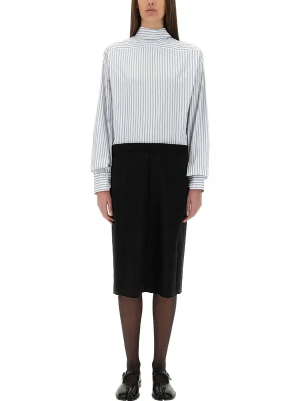 MAISON MARGIELA Inverted Striped Dress Shirt - Multicolour