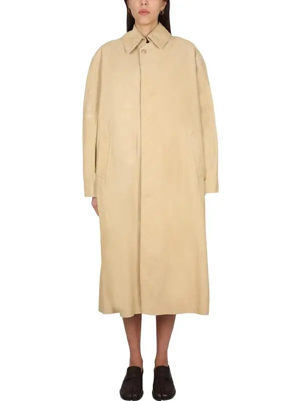 MAISON MARGIELA Utility Style Trench Coat - Beige