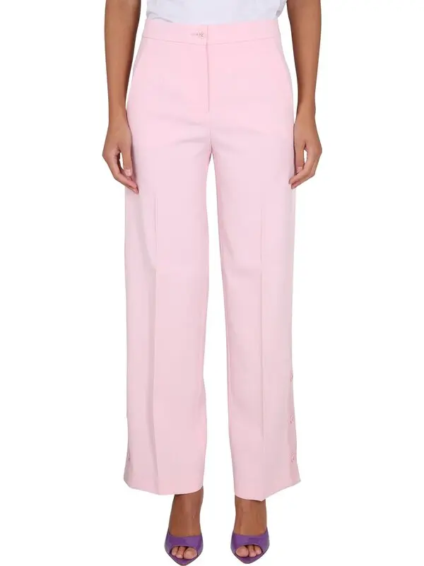 Moschino Wide Leg Pants - Pink