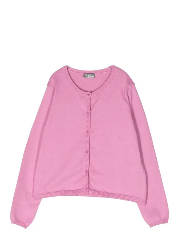 IL GUFO Tricot Cardigan - Pink