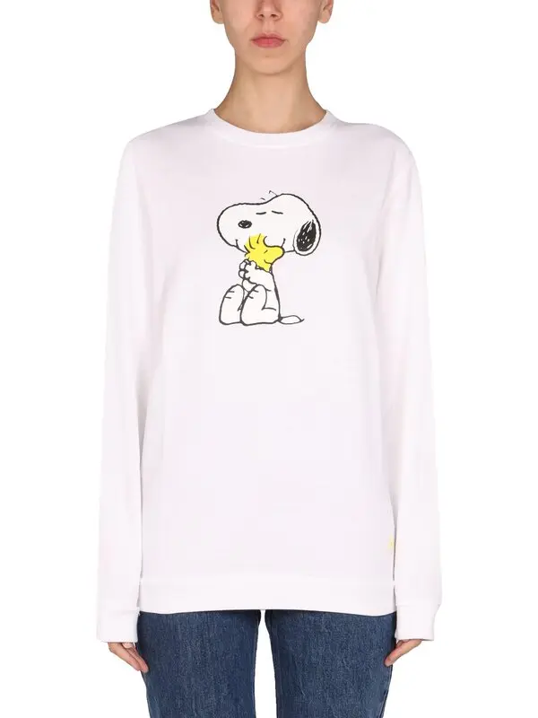 MOACONCEPT Snoopy Sweatshirt - White