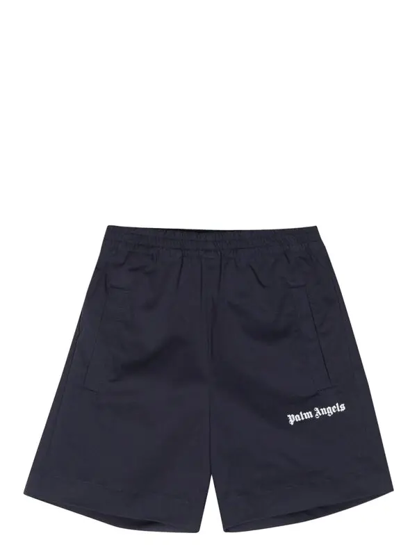 Palm Angels Logo Shorts - Blue
