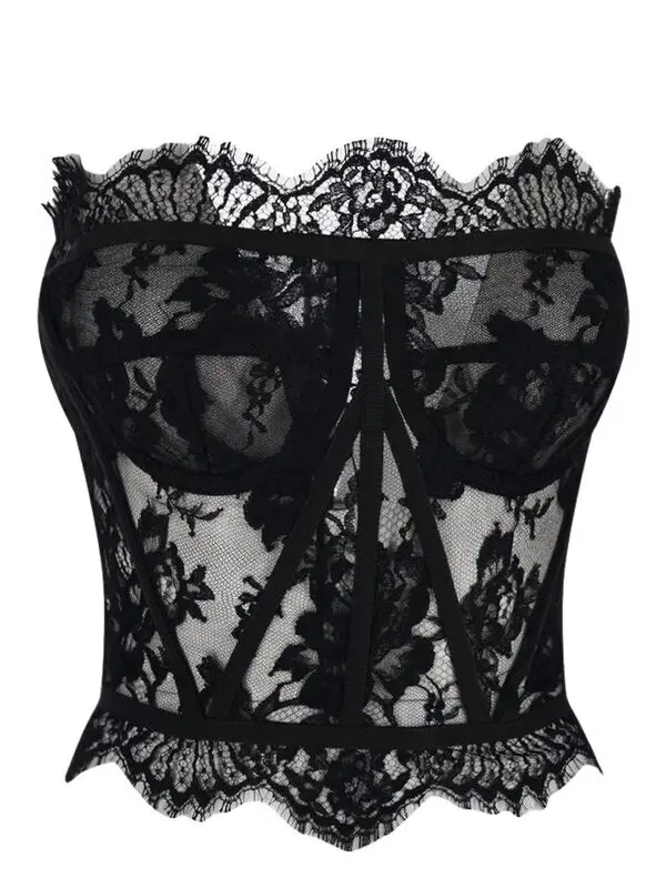 Dolce & Gabbana Lace Top - Black